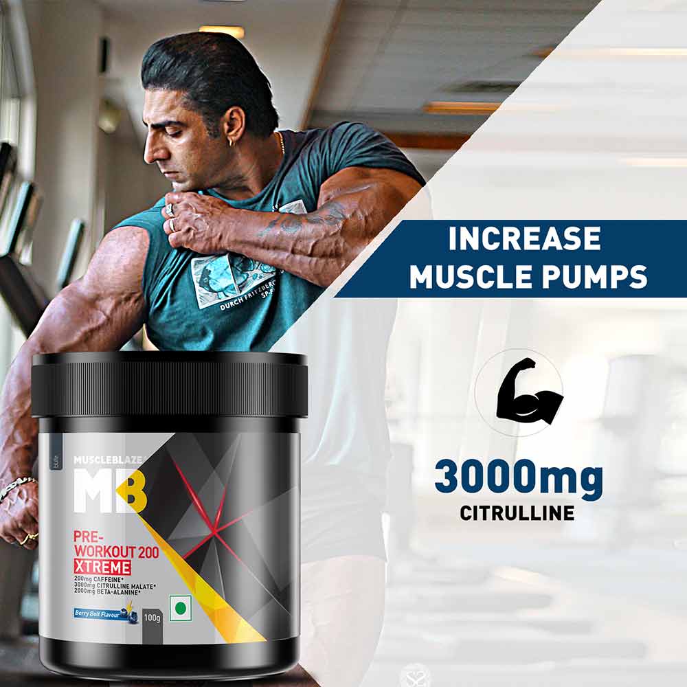 PRE Workout 200 Xtreme at Best Price in India | Muscleblaze.com