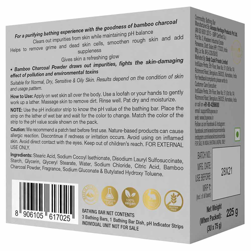 Activated Bamboo Charcoal Bathing Bar at Best Price in India ...