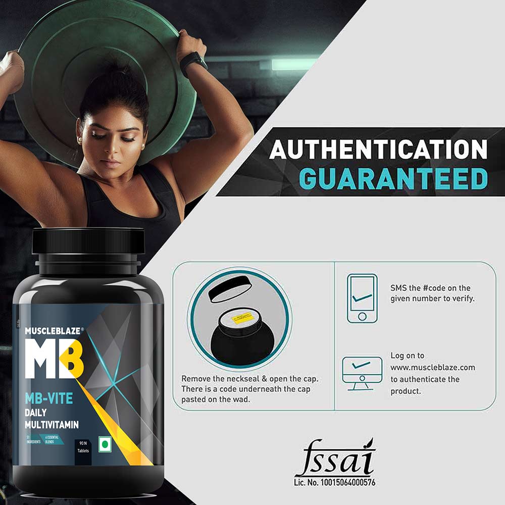 MuscleBlaze MB VITE Multivitamin tablets for Immunity online - 60 Tablets